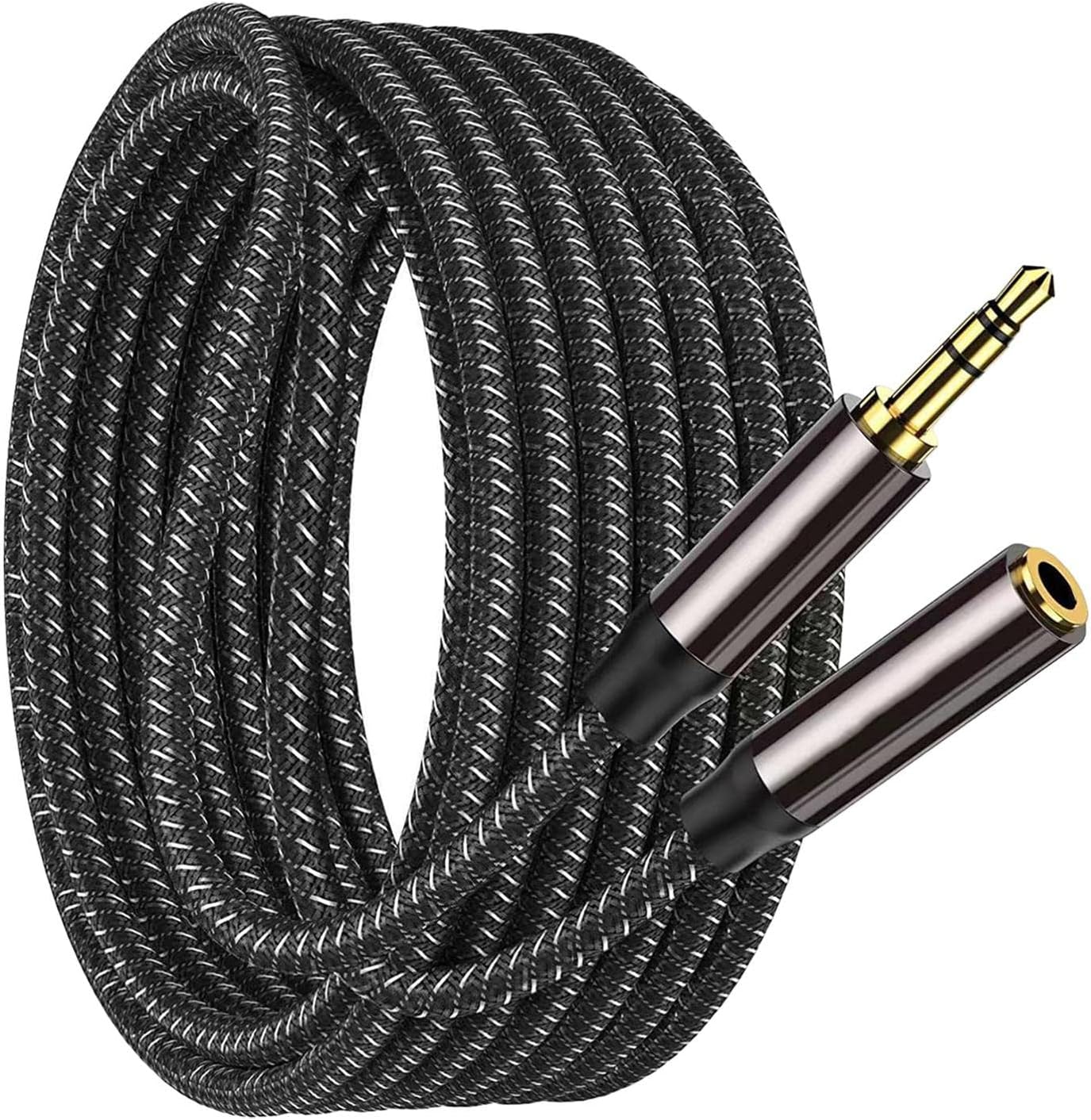 Amazon.com: YUAB Male to Female Stereo Extension Cable - Headphone ...