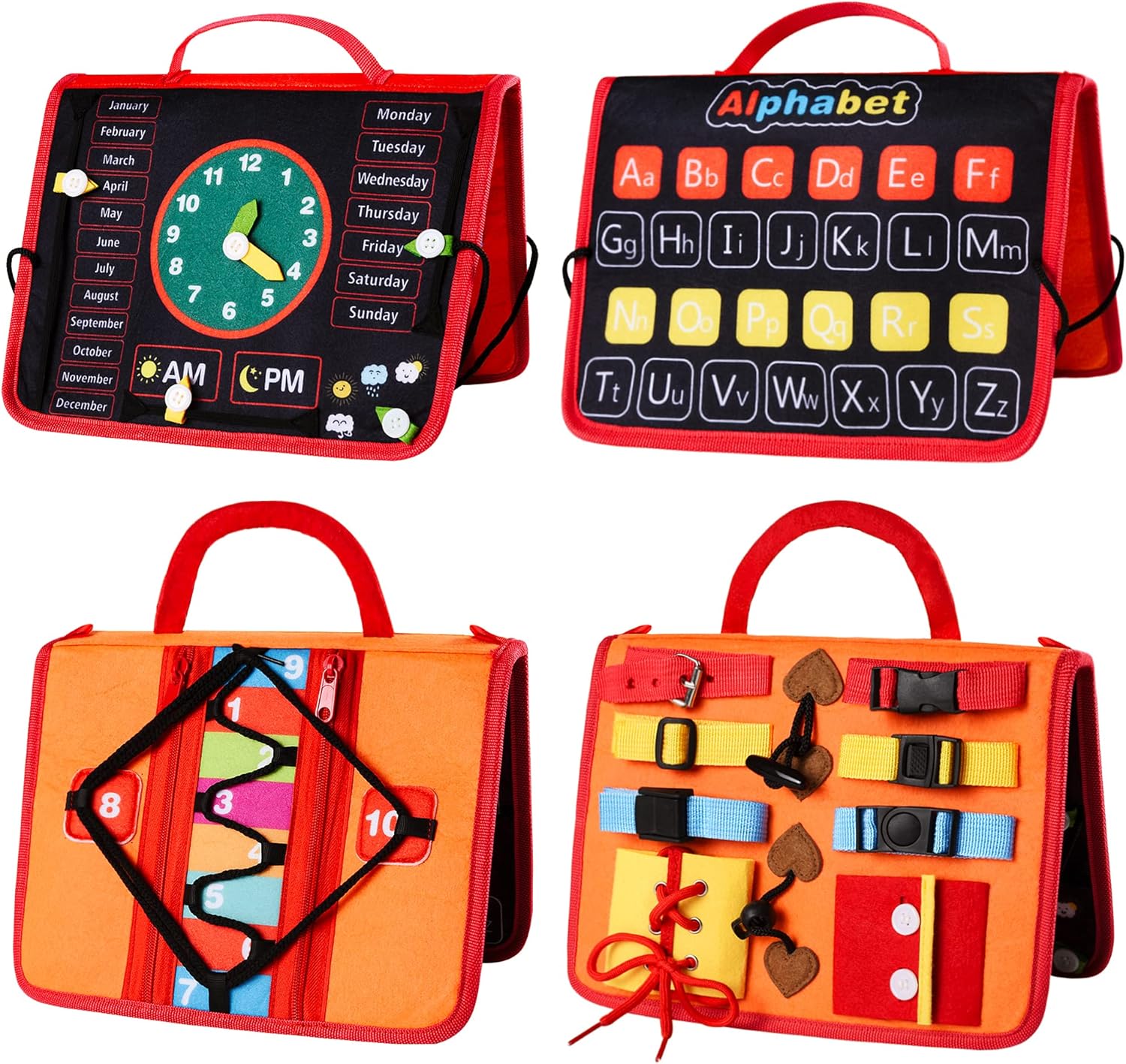 Buy Toddler Busy Board Montessori Toys For 3 4 Year Old Sensory Board buy-toddler-busy-board-montessori-toys-for-3-4-year-old-sensory-board
