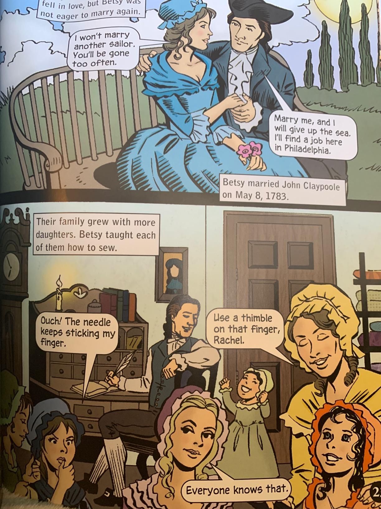 Betsy Ross and the American Flag (Graphic History) by Kay Melchisedech ...