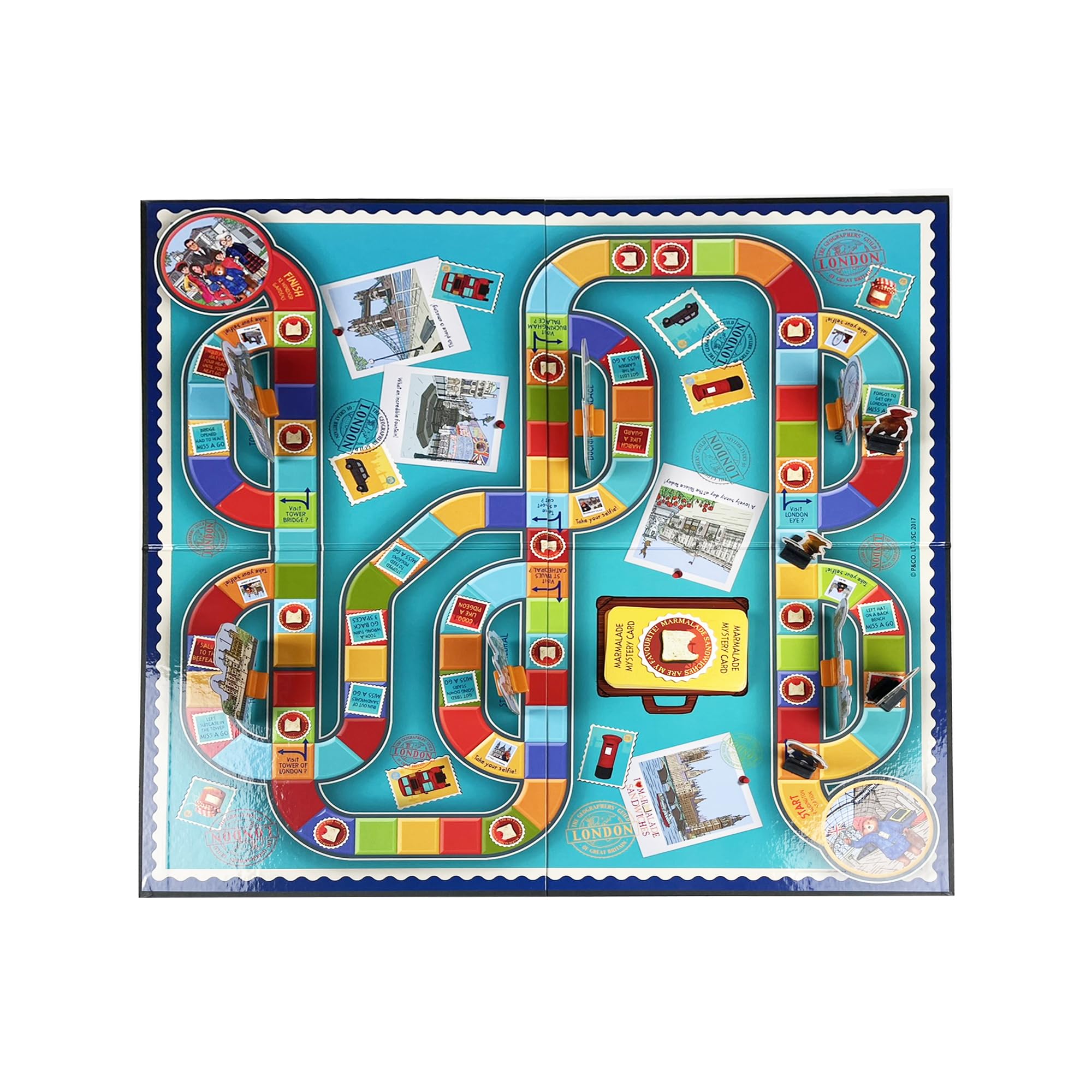 University Games Paddington Bear Movie Board Game Sightseeing ...
