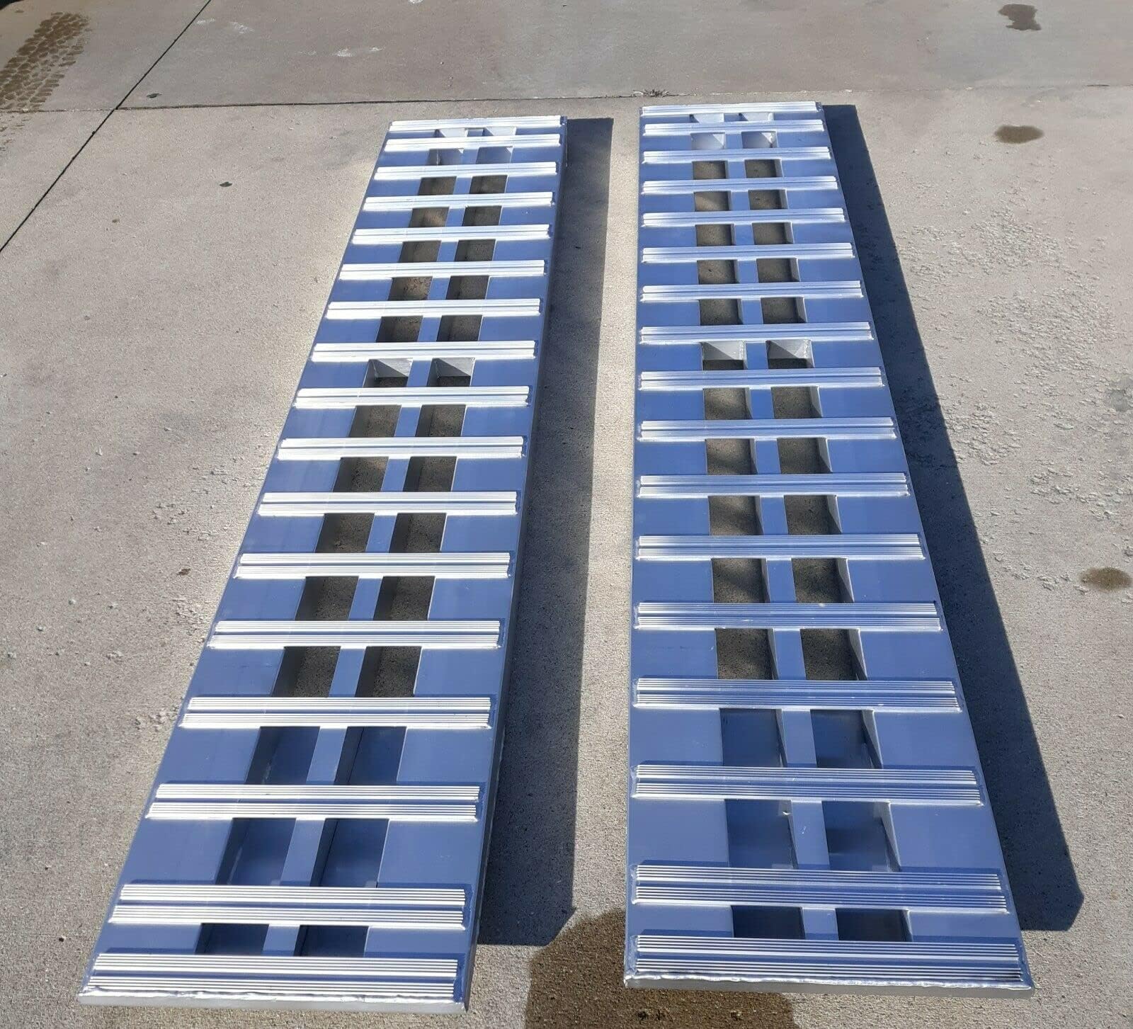 Amazon.com: 10' Aluminum 5,000 lb Car & Truck Loading Trailer Ramps ...