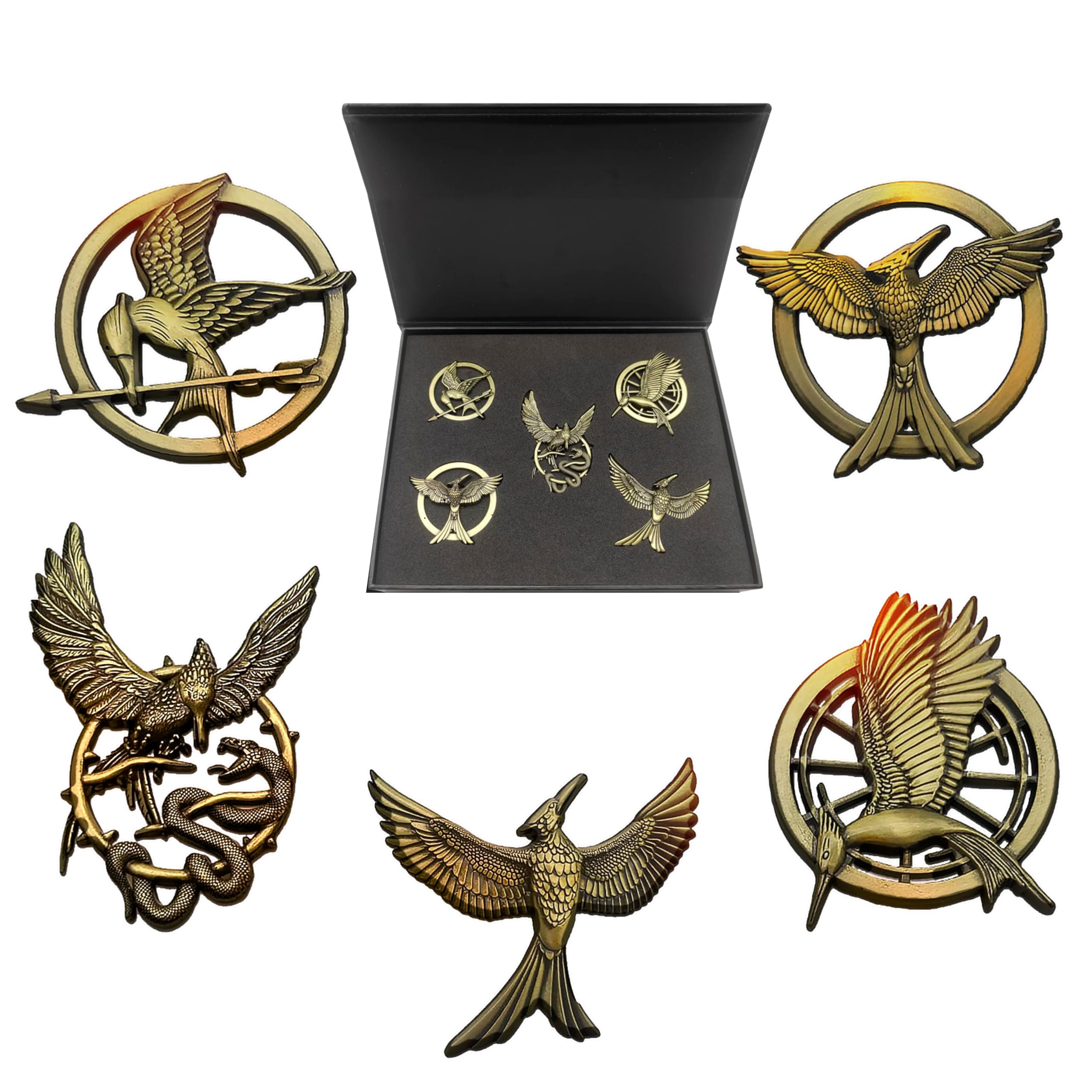 Amazon.com: The Hunger Games Pins Collectors Edition Gift Set ...