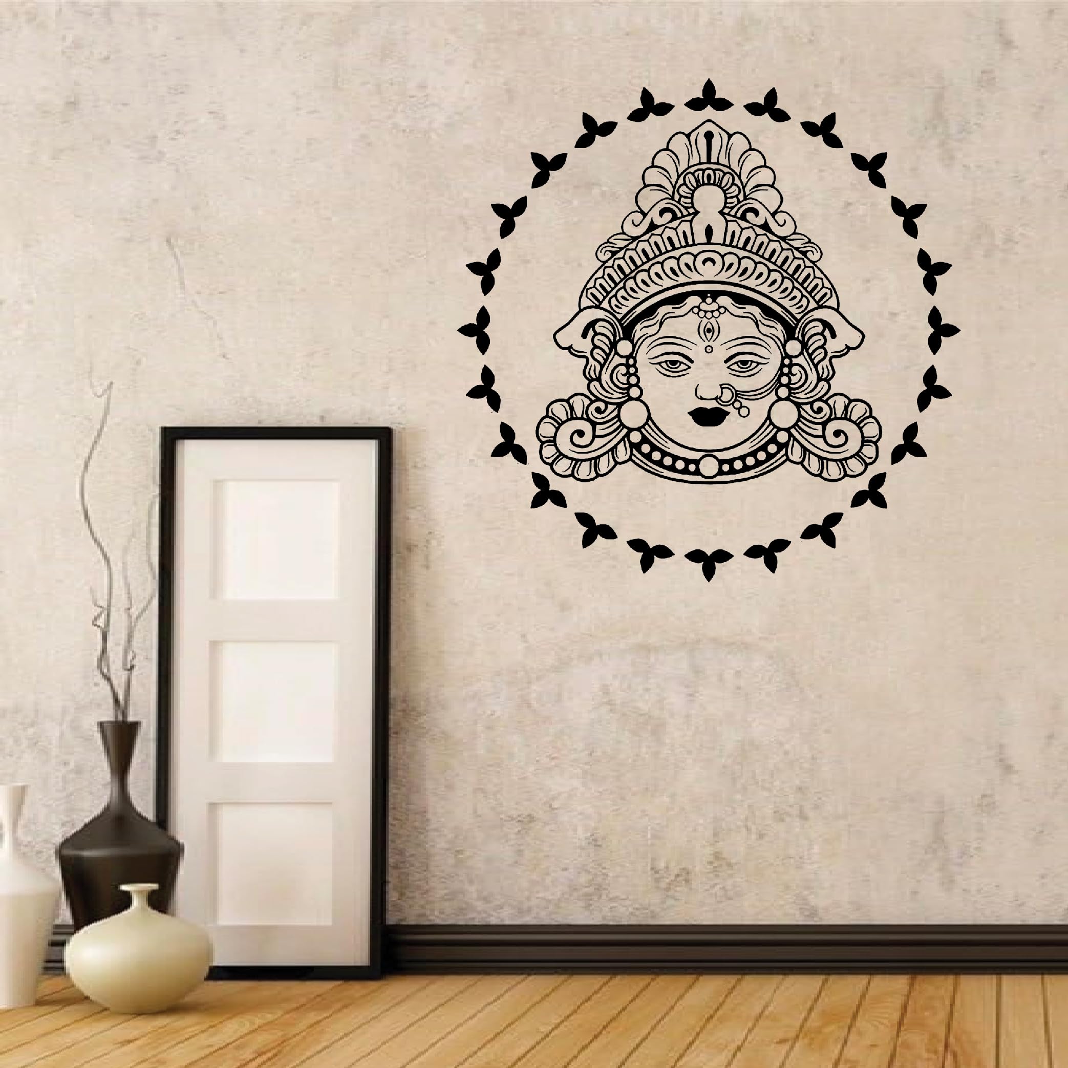 Buy Goddess Maa Durga Beautiful Face with Tirshul Diwali Navratri Pooja ...