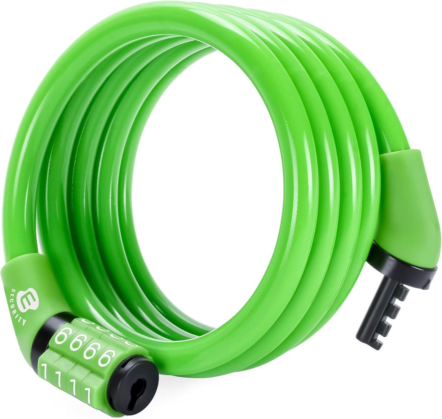 Amazon.com : Etronic Security Multi-Purpose Self Coiling Cable Lock, 4 ...