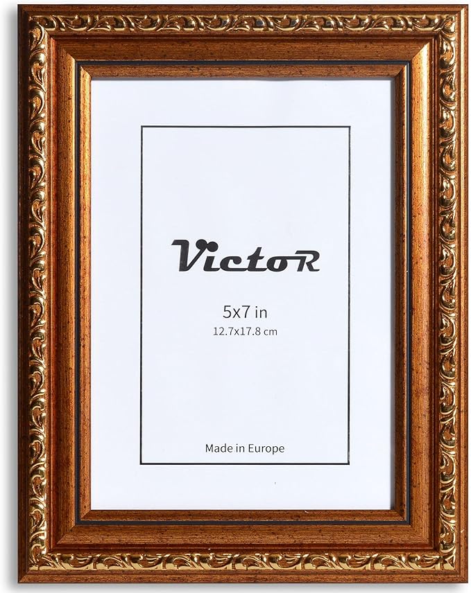 Amazon.com - VictoR picture frame Chagall 5x7 brown gold frame, vintage ...
