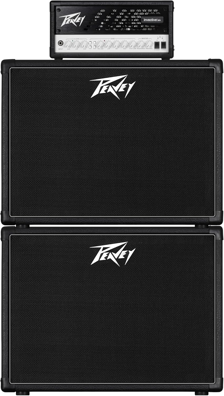 Amazon.com: Peavey Invective.MH Guitar Amp & Two 112-6 Speaker Cabs ...