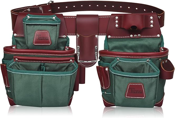 Nylon and Leather Tool Belt | Framing Tool Bags | Leather Tool Belts ...