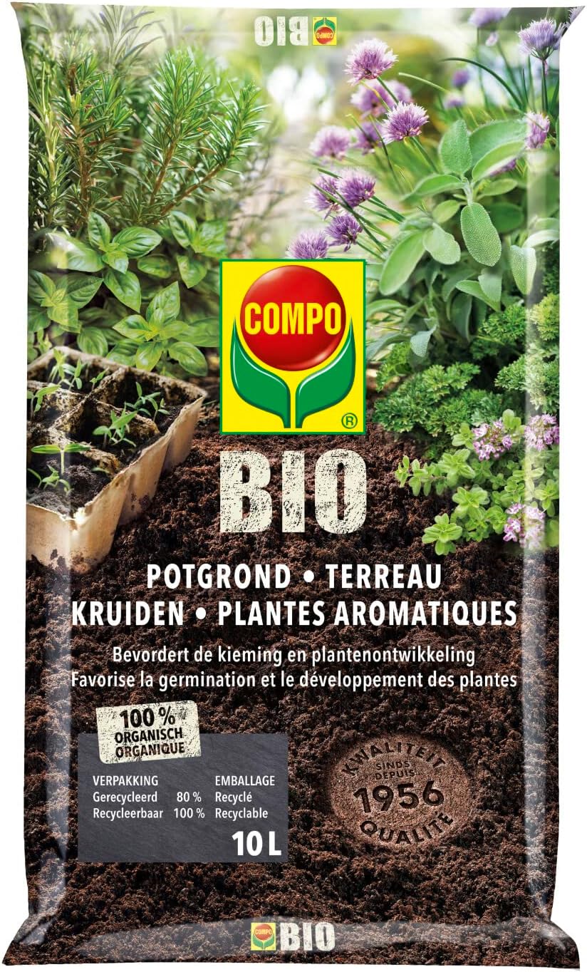 COMPO TERREAU BIO POUR POTAGER ET SEMIS 20 L : Amazon.fr: Jardin