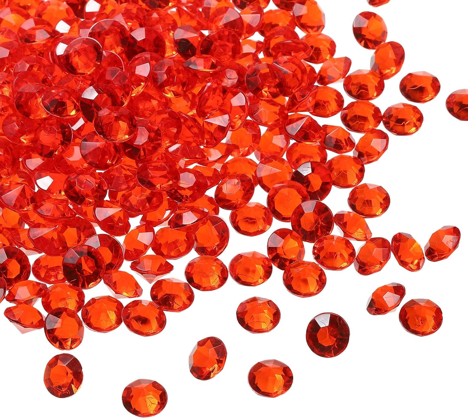 PATIKIL 1000 Pieces Acrylic Diamonds Vase Fillers Plastic 10mm Fake ...