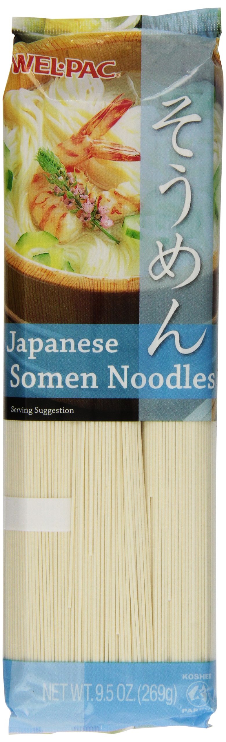 Amazon.com : Welpac Somen Noodles, 9.5 Ounce (Pack of 12) : Grocery ...