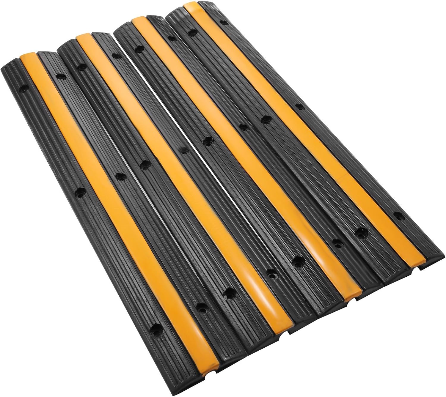 Amazon.com: BestEquip Floor Driveway Speed Bump 1-Channel Rubber Cable ...