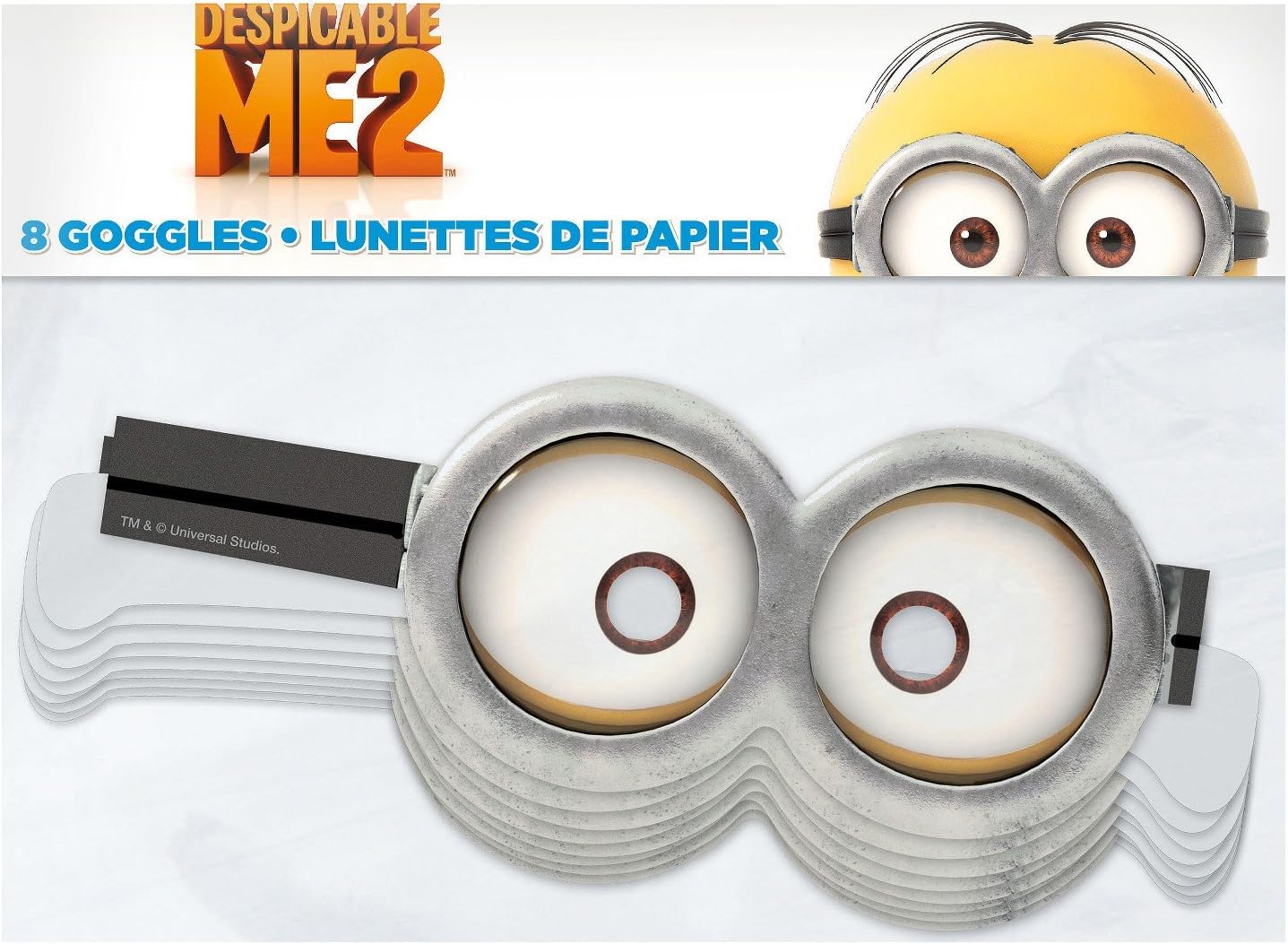 Paper Despicable Me Minion Goggles, 8ct : Amazon.ca: Toys & Games