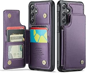 Amazon.com: Vinich for Samsung Galaxy S25 Plus Wallet Case with Card Holder, RFID Blocking ...