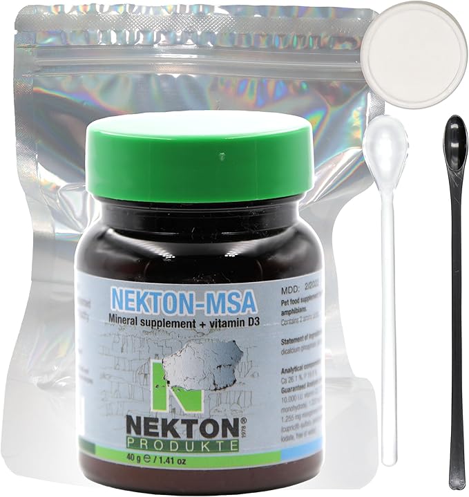 Amazon | ネクトンMSA 40g 湿気対策セット 本体フタ裏装着乾燥剤付き 日本語説明書 真空梱包 計量スプーン2個 [並行輸入品] | raccoon | 餌 通販