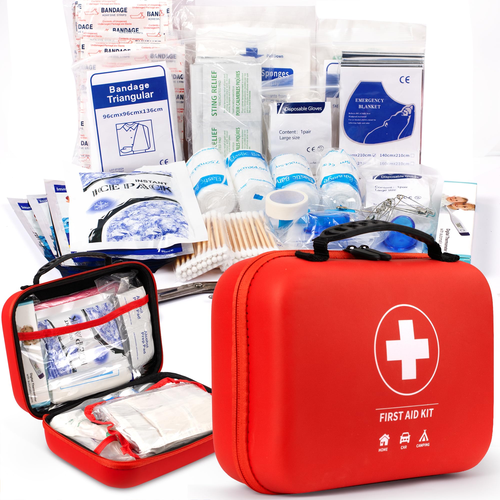 300pcs Professional First Aid Kit Travel Trauma Emergency Kit With ...