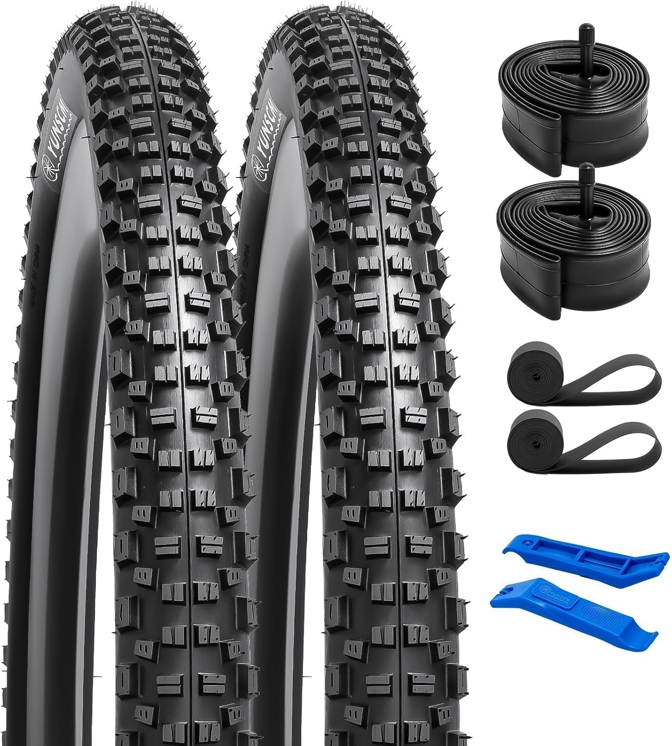 Amazon.com : YUNSCM 27.5 Lightweight Bike Tires 27.5x2.25 (ETRTO 57-584) and and 27.5" Bike ...