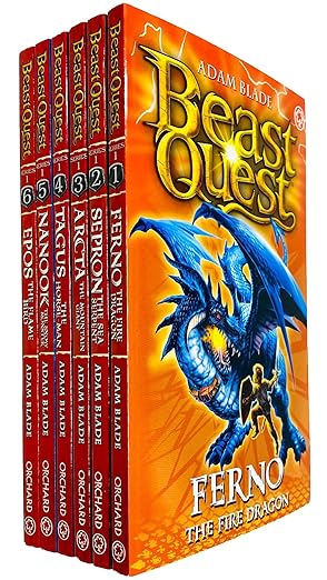 Beast Quest Box Set Series 1 (Book 1 To 6): Adam Blade: 9781408348079 ...