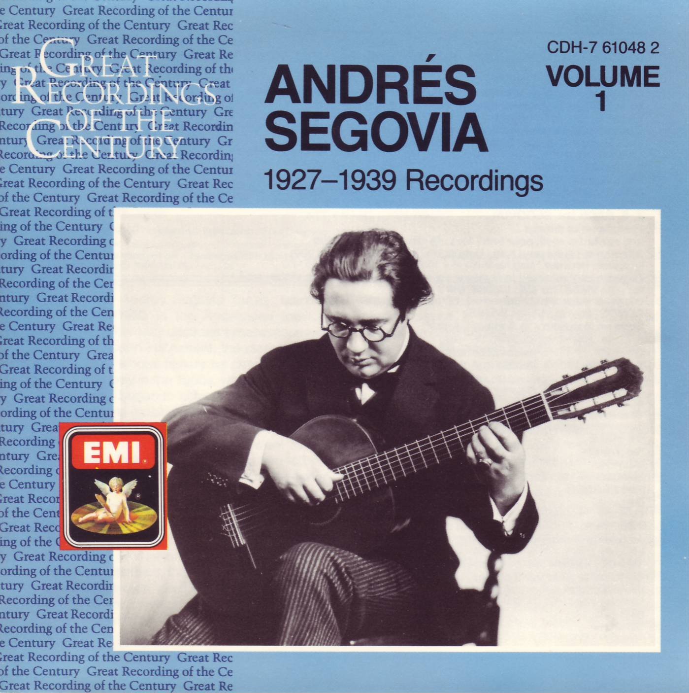 Amazon.com: Andres Segovia: 1927-1939 Recordings, Vol. 1: 0077776104829: Segovia, Andres ...