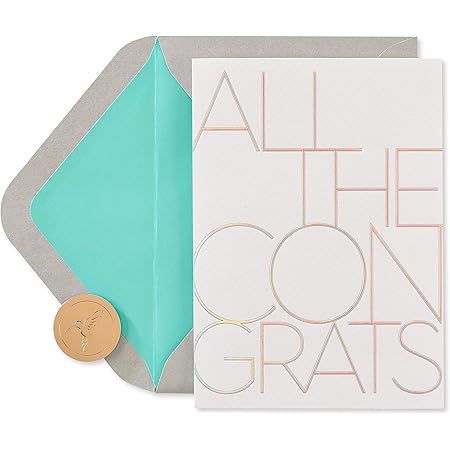 Amazon.com: Papyrus Congratulations Card (So Fantastic) : Everything Else