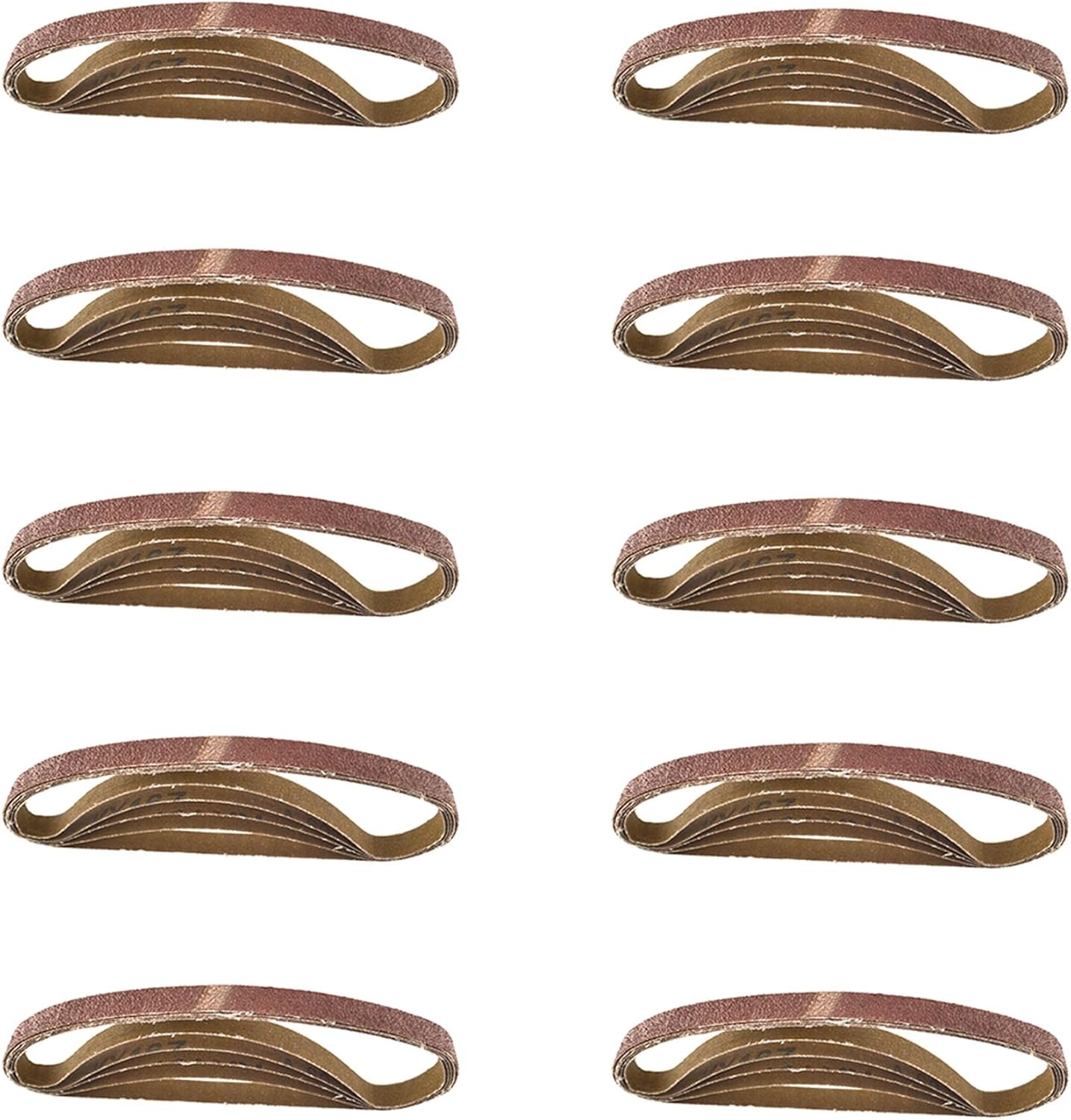 Belt Power Finger File Sander Abrasive Sanding Belts 457mm x 13mm 60 ...