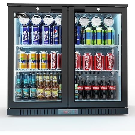 Amazon.com: Procool Refrigeration 2-door Glass Front Counter Height ...