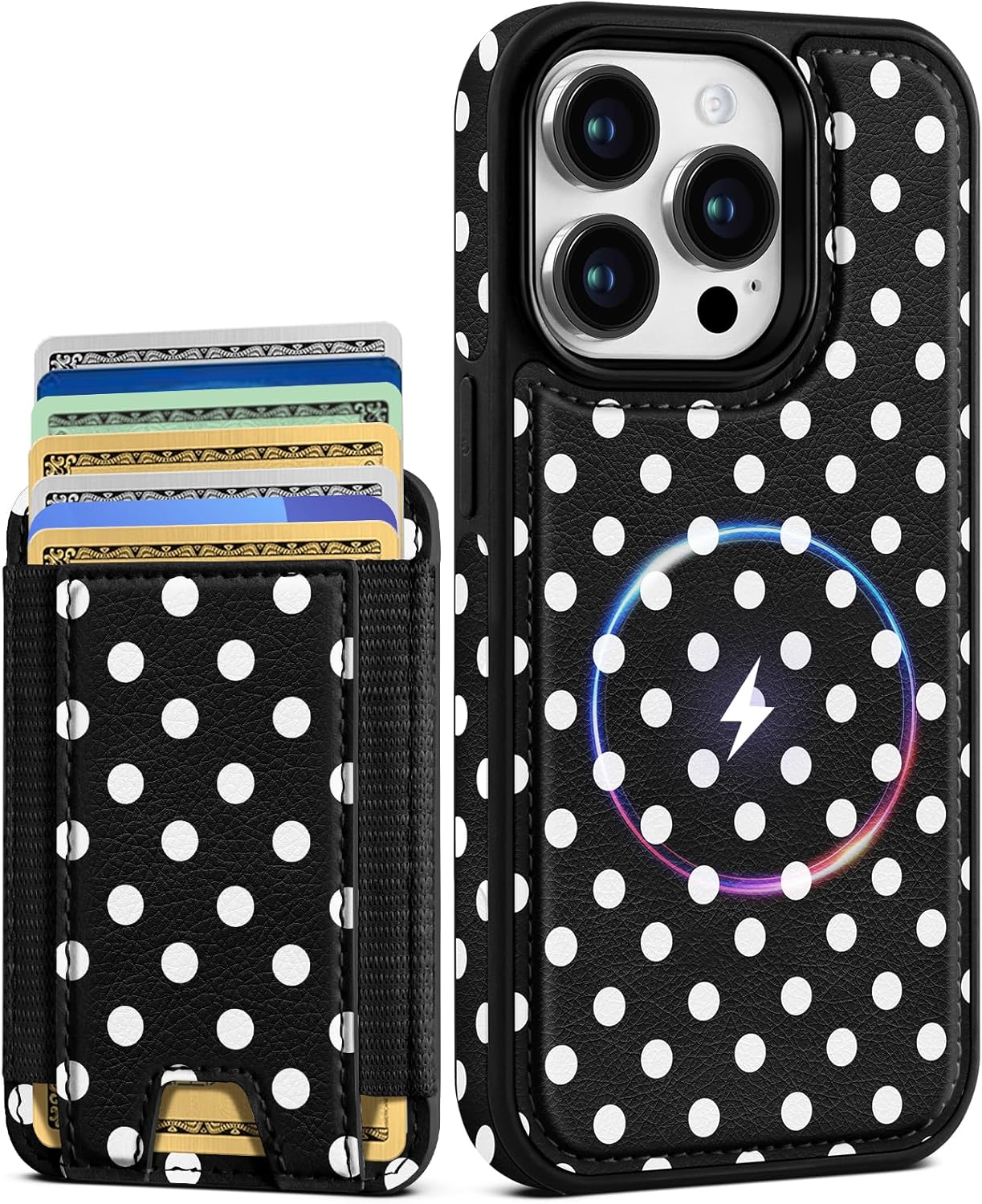 Amazon.com: Shorogyt for iPhone 15 Pro Max Case Wallet - Fits 5 Cards ...