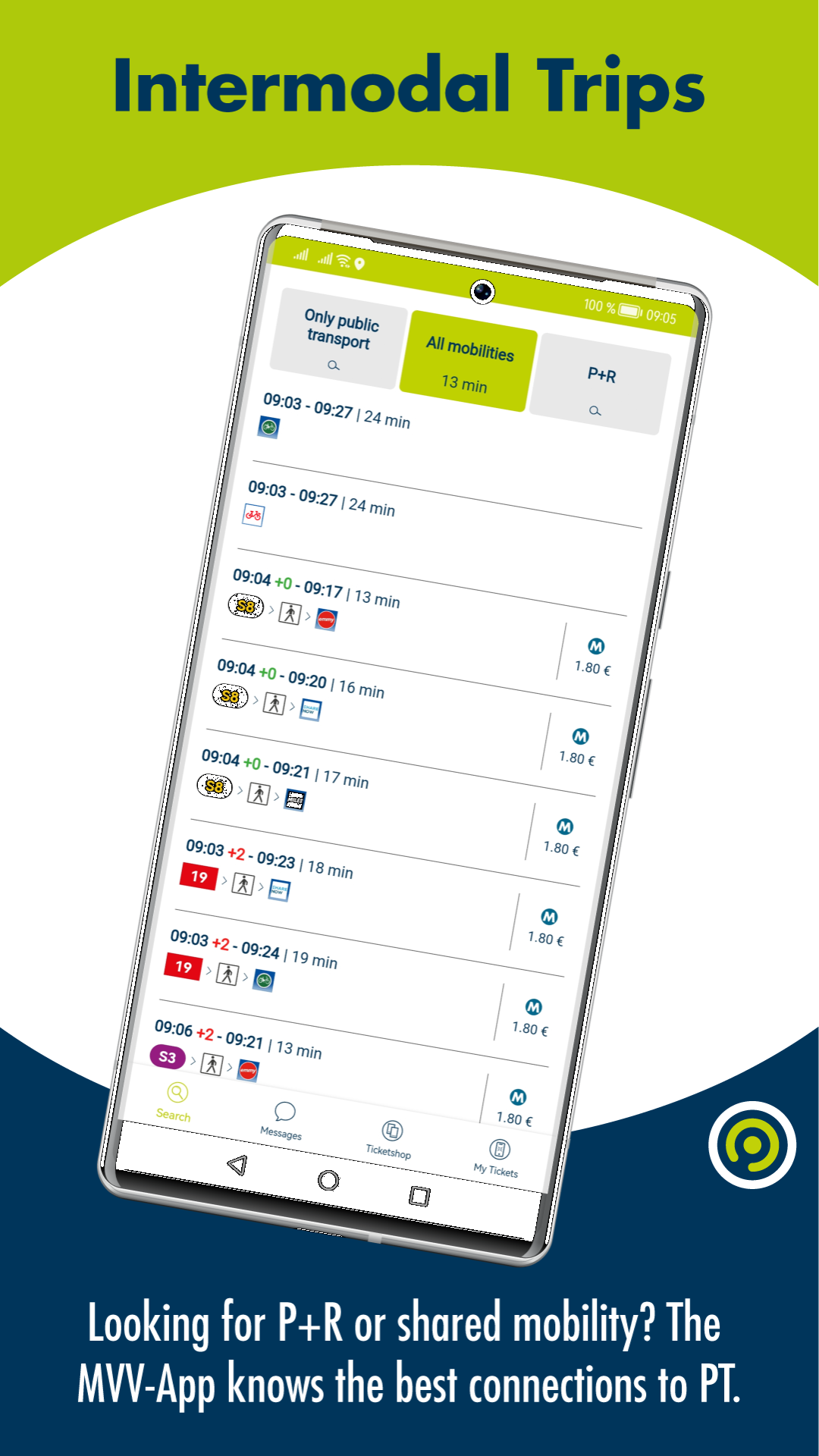 MVV-App – Munich Journey Planner & Mobile Tickets - App on Amazon Appstore