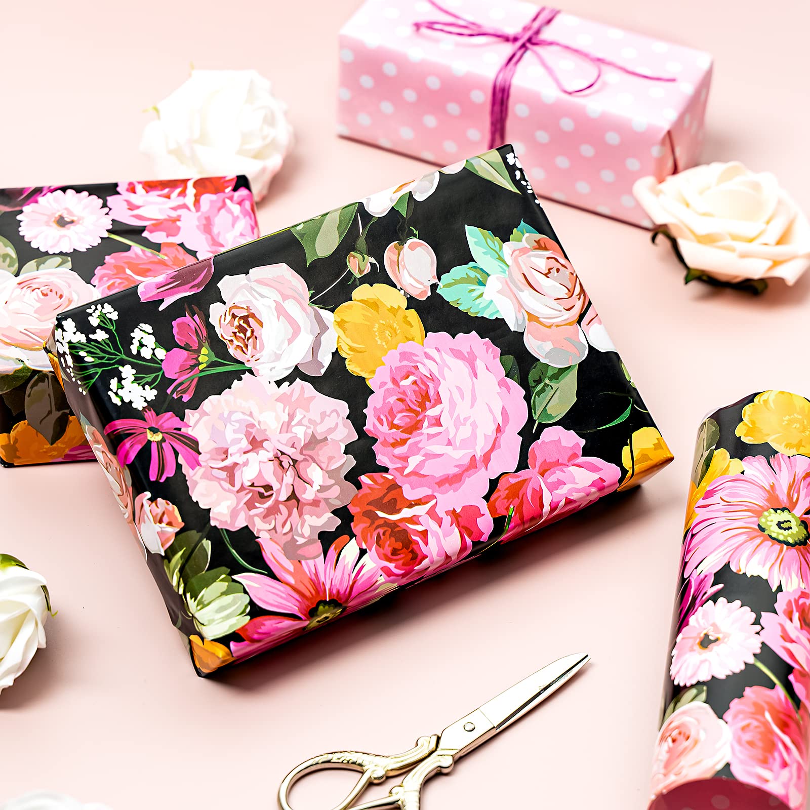 Snapklik.com : WRAPAHOLIC Reversible Wrapping Paper - Mini Roll - 17 ...