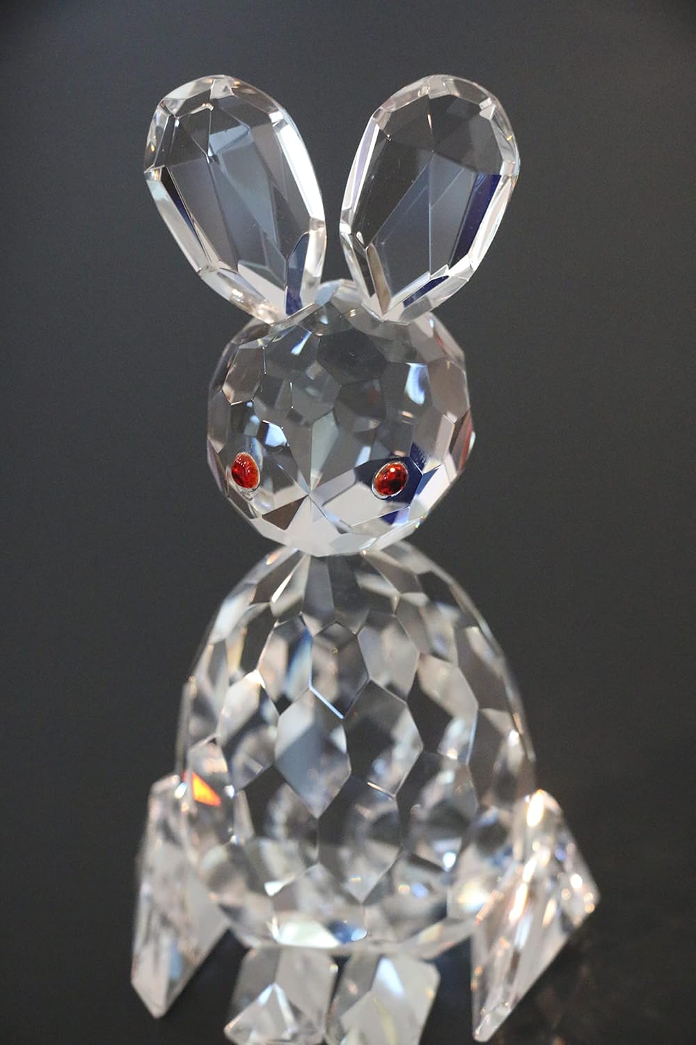 Amazon.com: Crystal Bunny Rabbit Animal Collectible Cute Figurine Clear ...