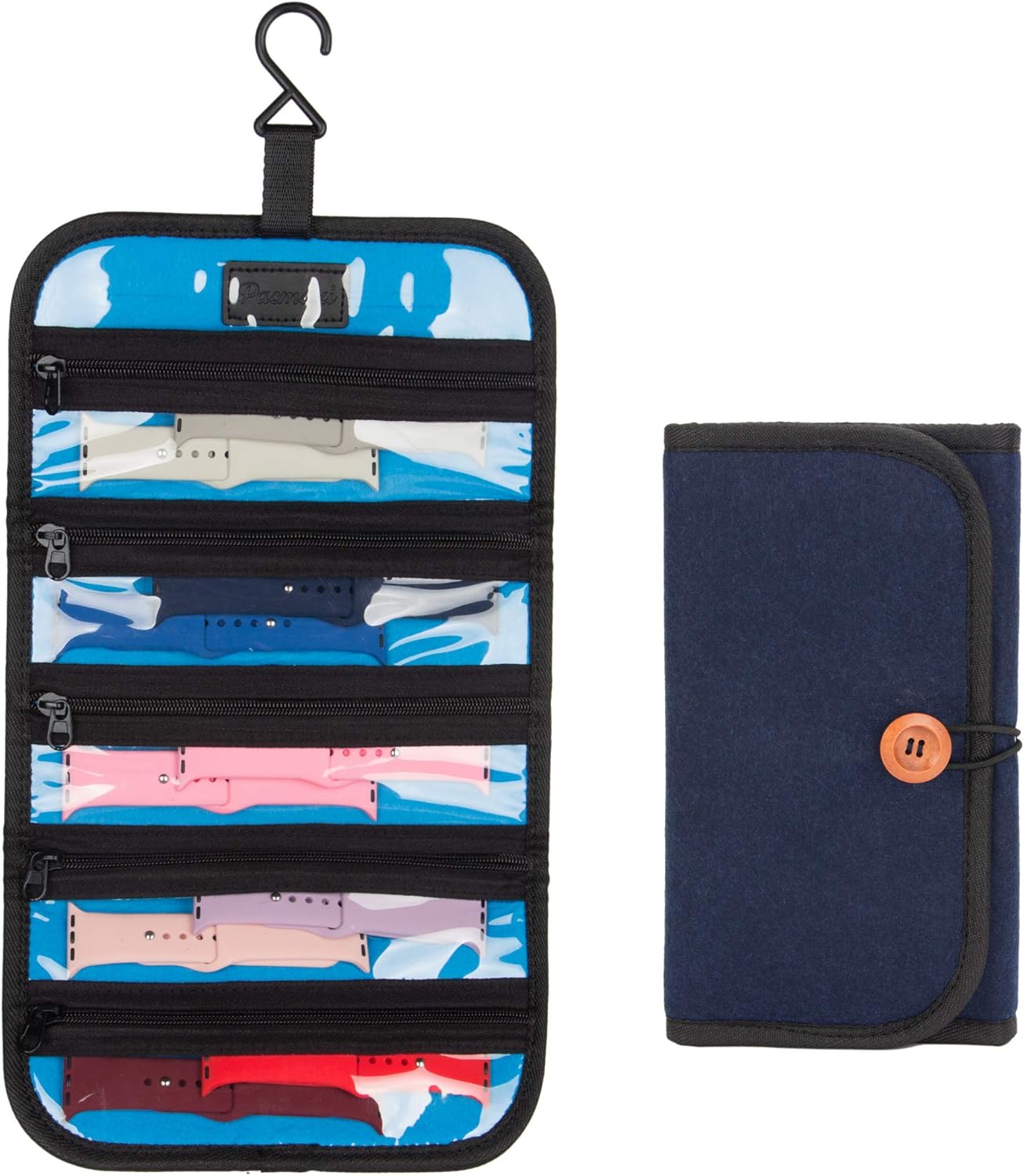 Amazon.com: Watch Band Storage Roll Holds 10 Watch Bands Expandable for ...