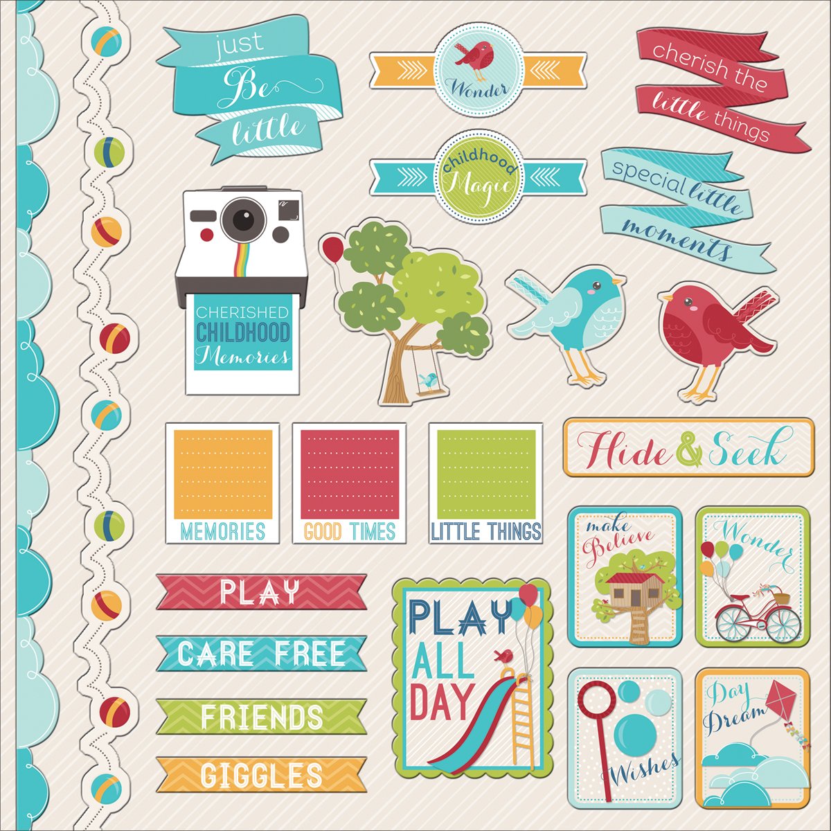 Scrapbook Designs Printable Stickers