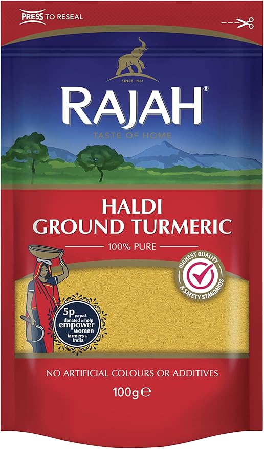 Rajah Haldi, 100g : Amazon.co.uk: Grocery
