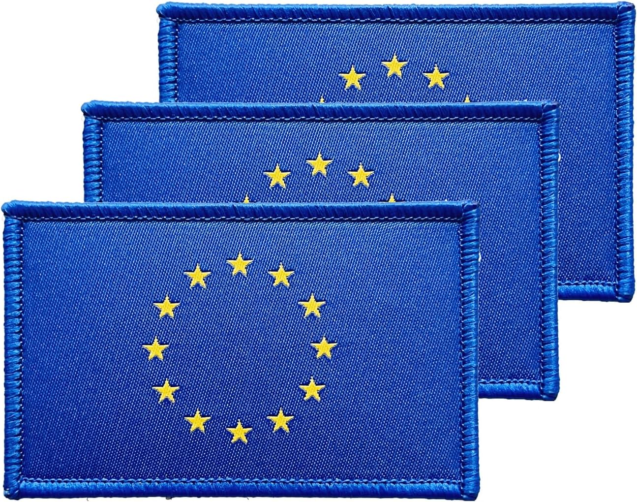 Amazon.com: 3Pcs European EU Flag Patch 2x3 Inch, Hook Loop Tactical ...