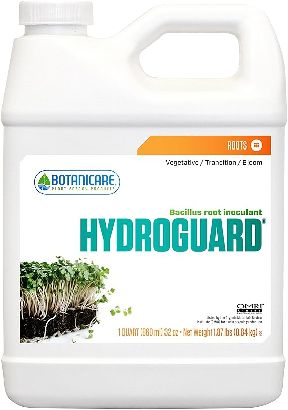 Amazon.com : Botanicare Hydroguard Bacillus Root Inoculant, Quart ...