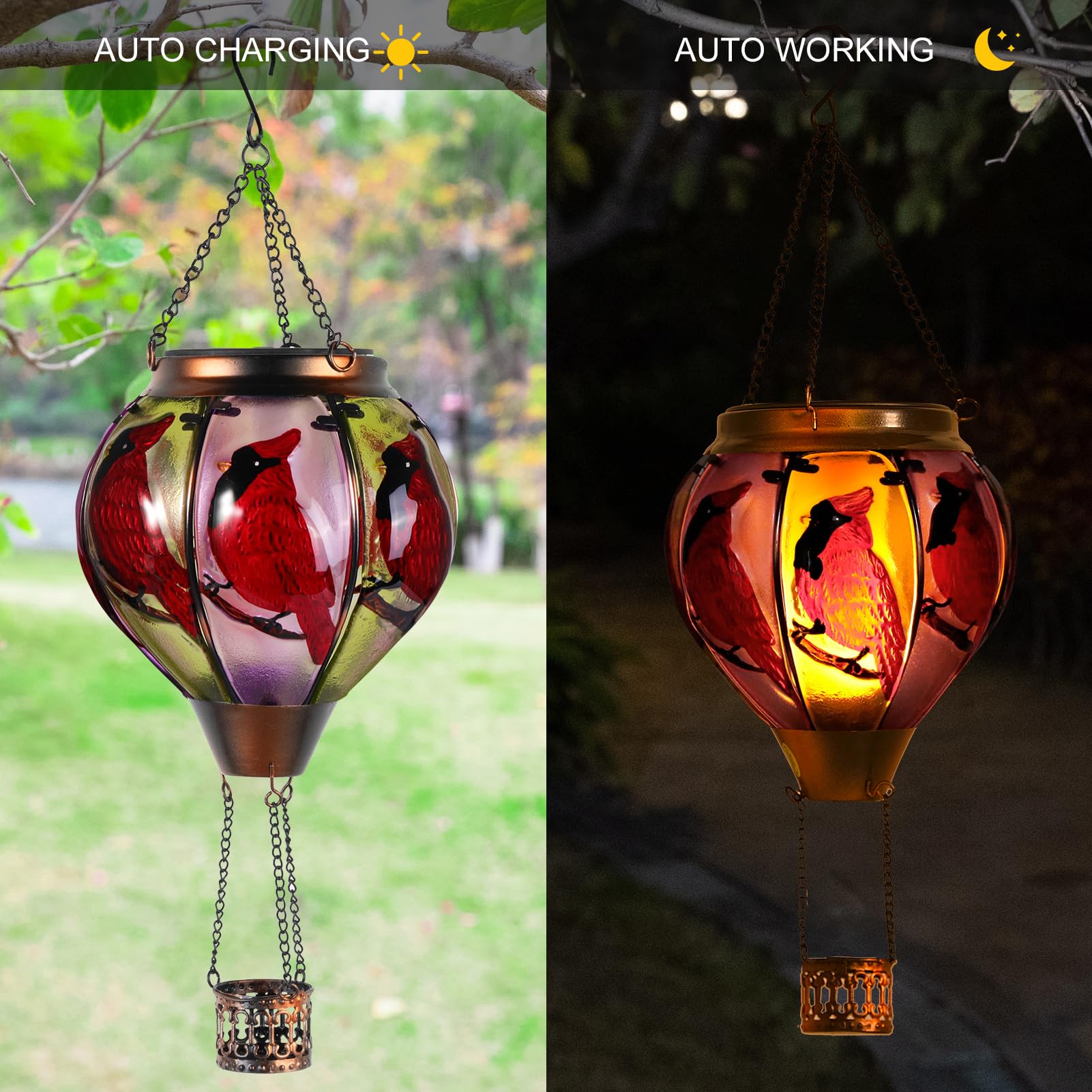 Snapklik.com : Solar Hot Air Balloon - Solar Lanterns Outdoor Hanging ...