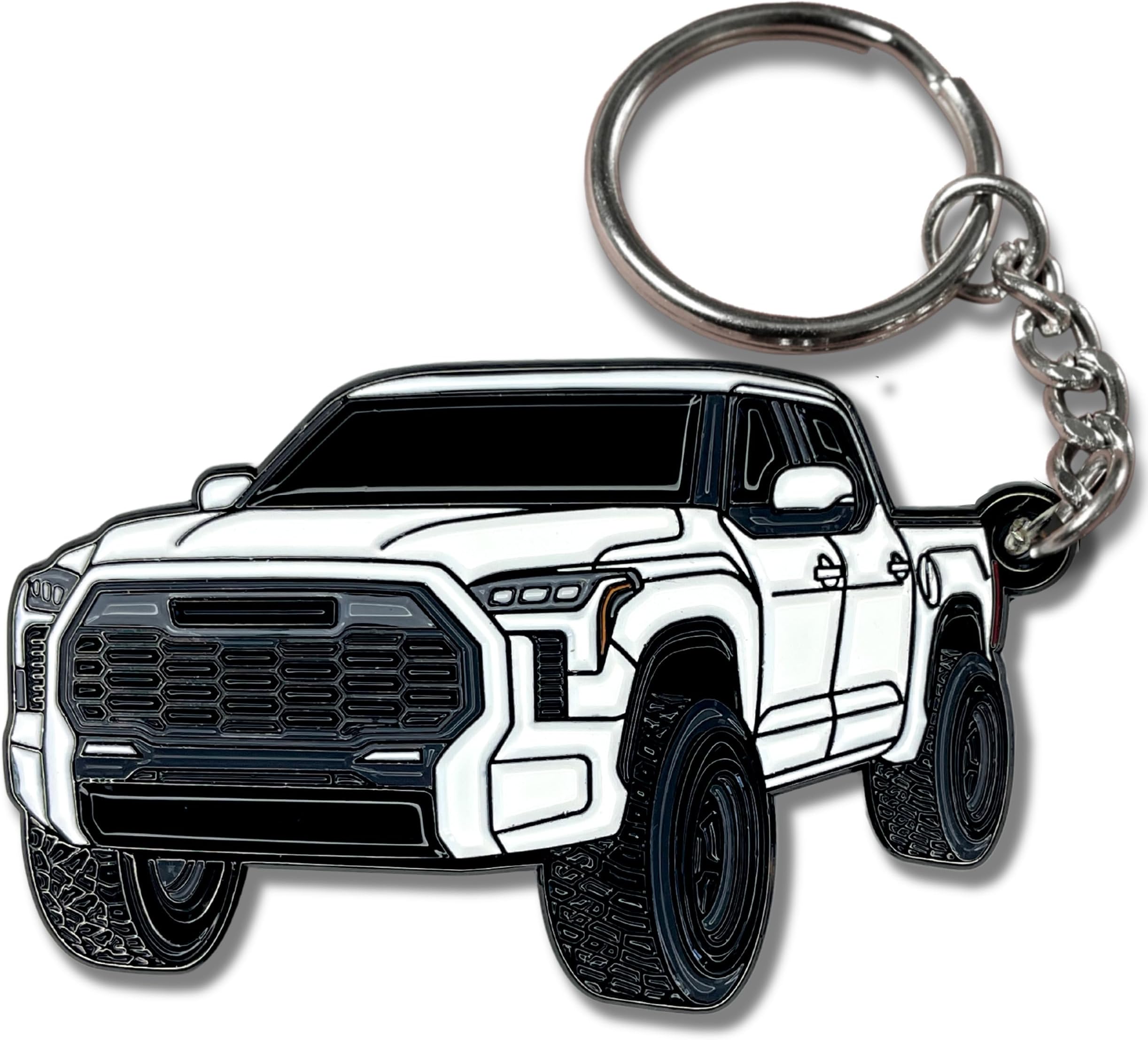 Amazon.com: TACOMA Genuine Leather Car Keychain for Toyota TRD Sequoia ...