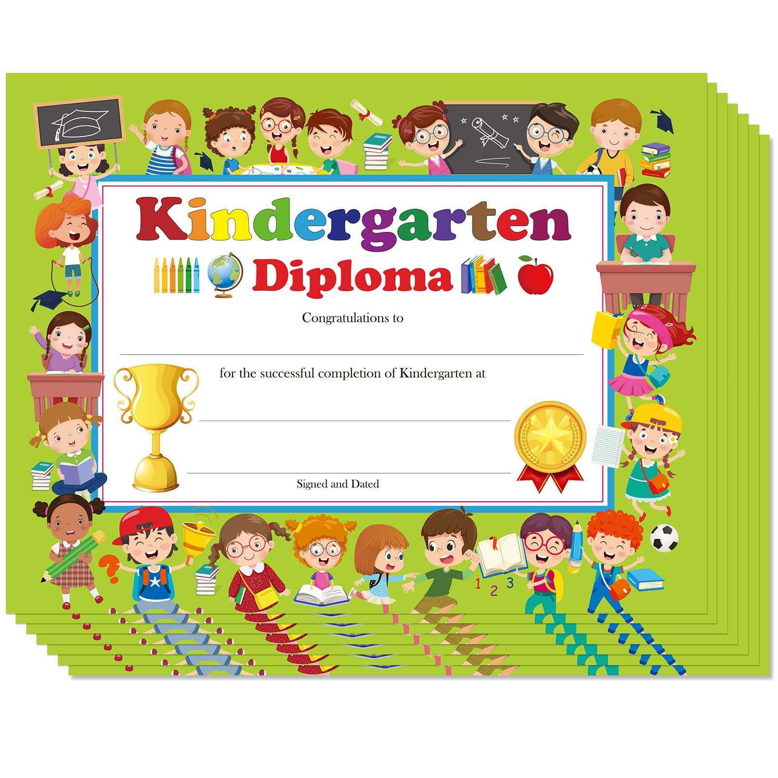 Buy 35 Pieces Kindergarten Diploma Colorful Kindergarten Graduation buy-35-pieces-kindergarten-diploma-colorful-kindergarten-graduation