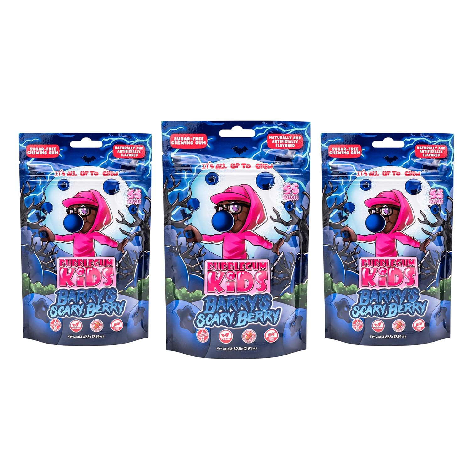 Amazon.com : Bubblegum Kids Sugar Free Gum - For Kids and Adults ...