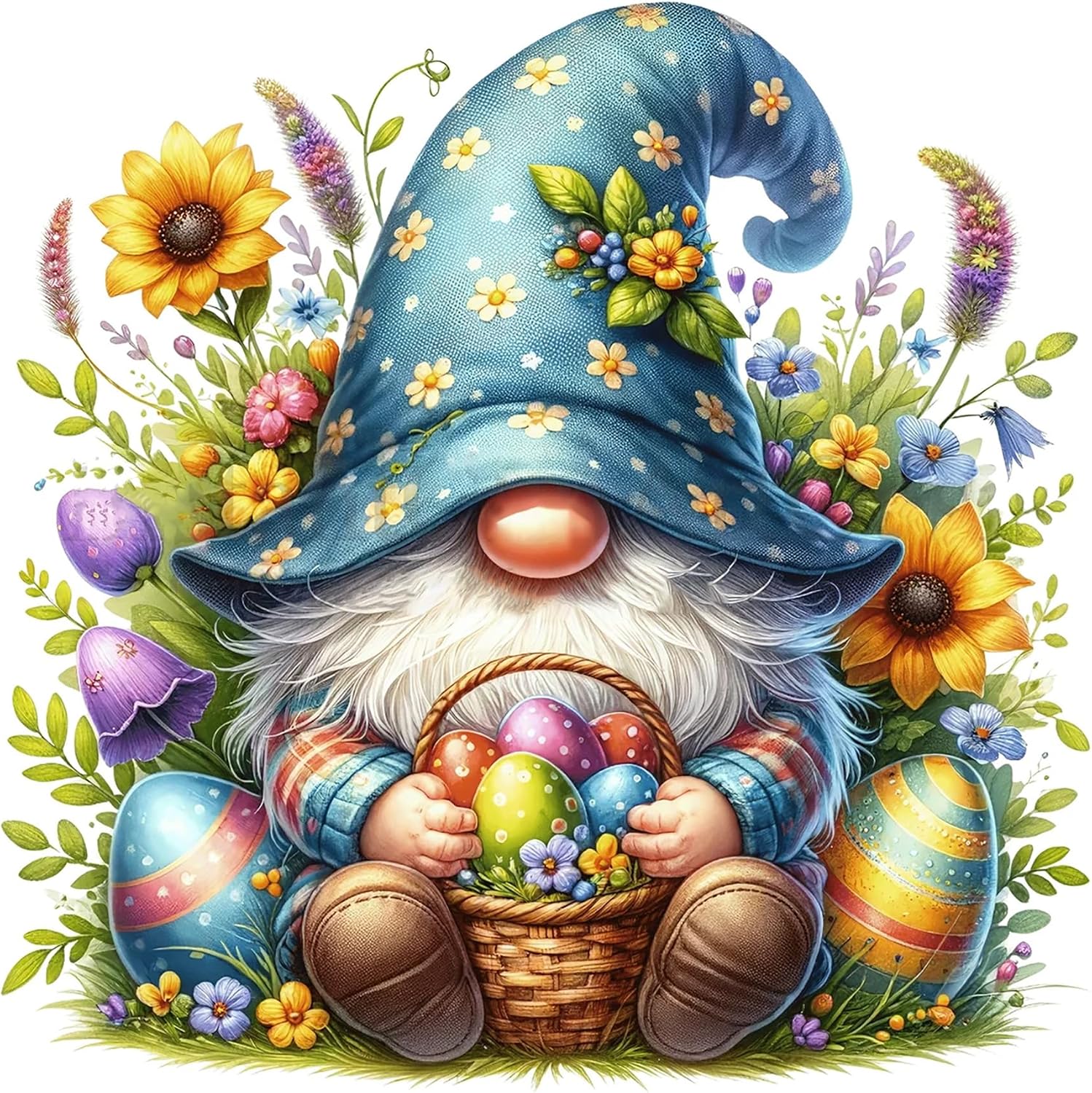 Amazon.com: Ekuxom Easter Diamond Art Kits for Adults-Gnome Diamond ...