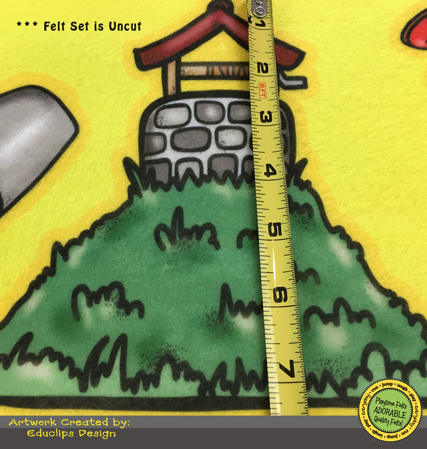 Jack and Jill Nursery Rhyme Felt Figures | 8 Adorable Felt Board Pieces ...