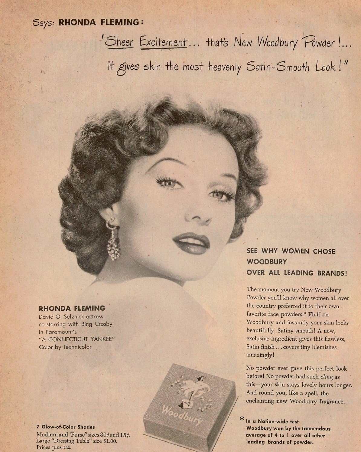 Rhonda Fleming Clipping Magazine Photo orig 1pg 8x10 Photo K8596 at ...