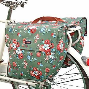 Amazon.com: Tourbon Cycling Bike Bicycle Pannier Bags for Rear Rack ...