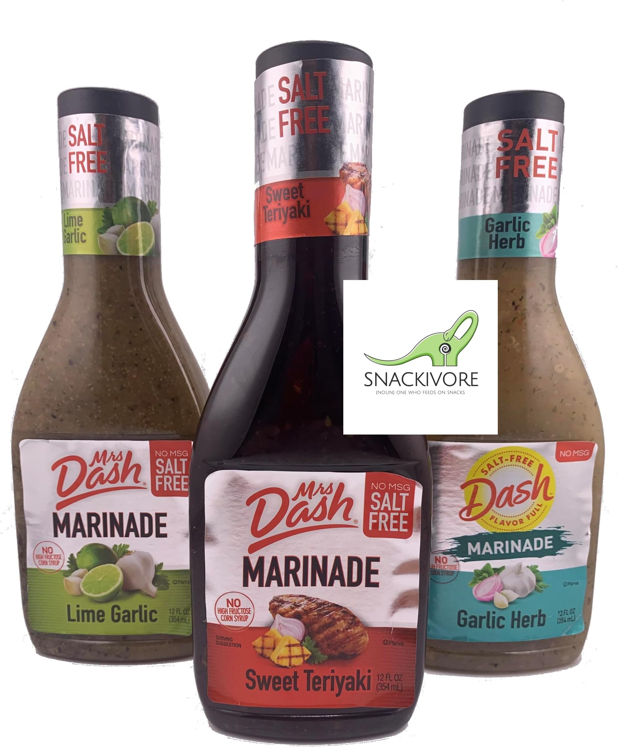 Amazon.com : Mrs Dash Marinade, 3 Flavor Variety Pack of 12oz Bottles ...