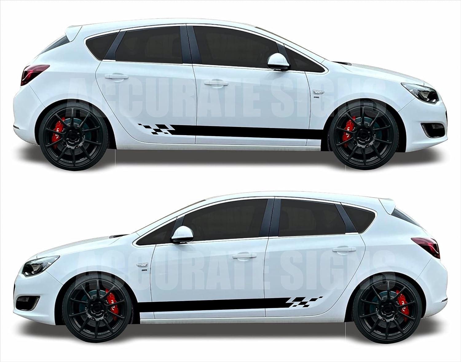 Stickers for Astra Stripes Graphics Decals Sticker Kit : Amazon.co.uk ...