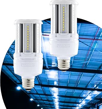 Satco #S49391, 22 Watt LED HID Replacement; 80 CRI; 5000K; Medium Base; Economy Hi-Pro 22W/LED ...