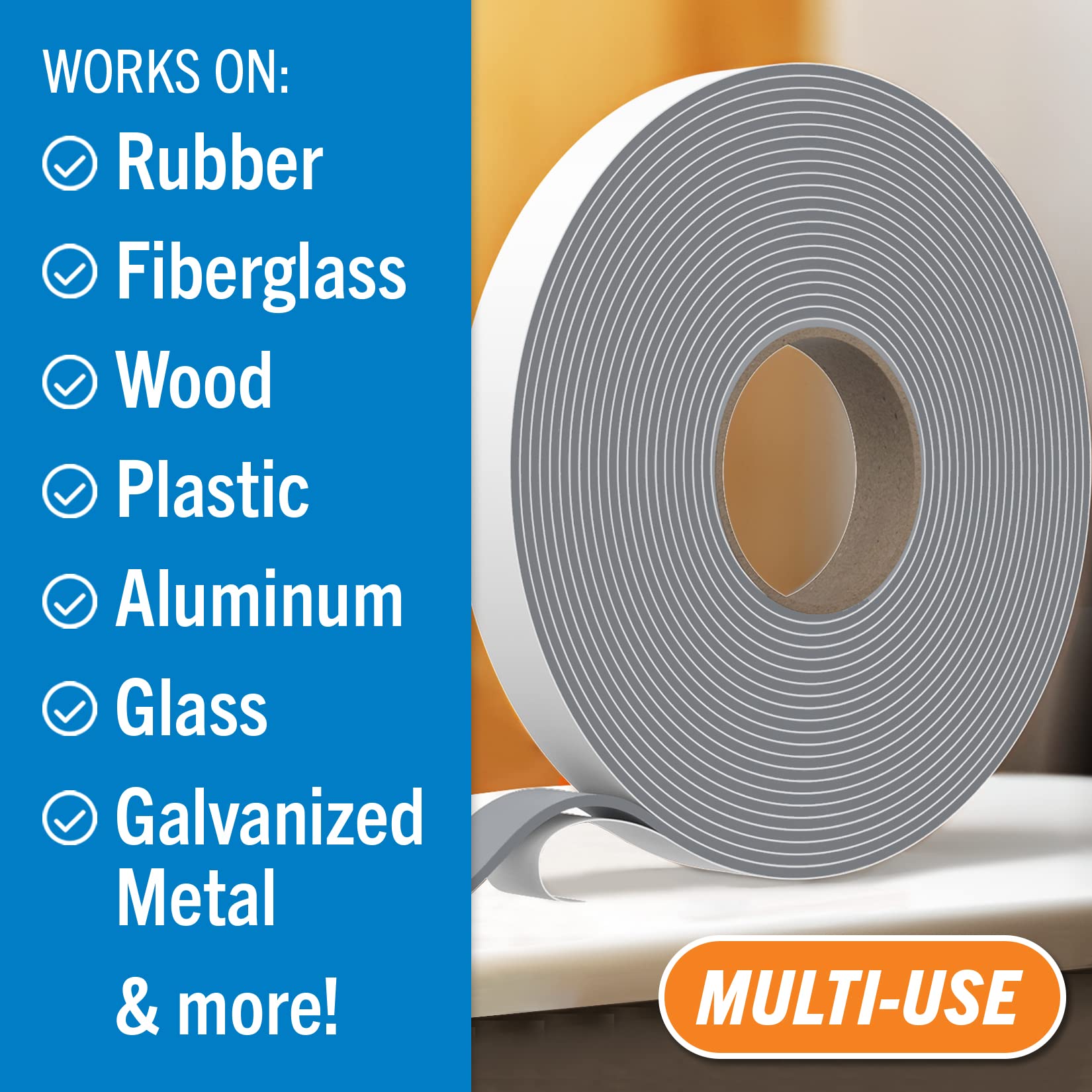 Snapklik.com : Butyl Tape, RV And Marine Window Seal Kit, Gray Double ...