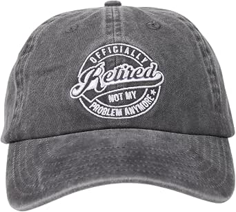 InnoBeta Retirement Gifts Cap for Men and Women, Funny Adjustable ...