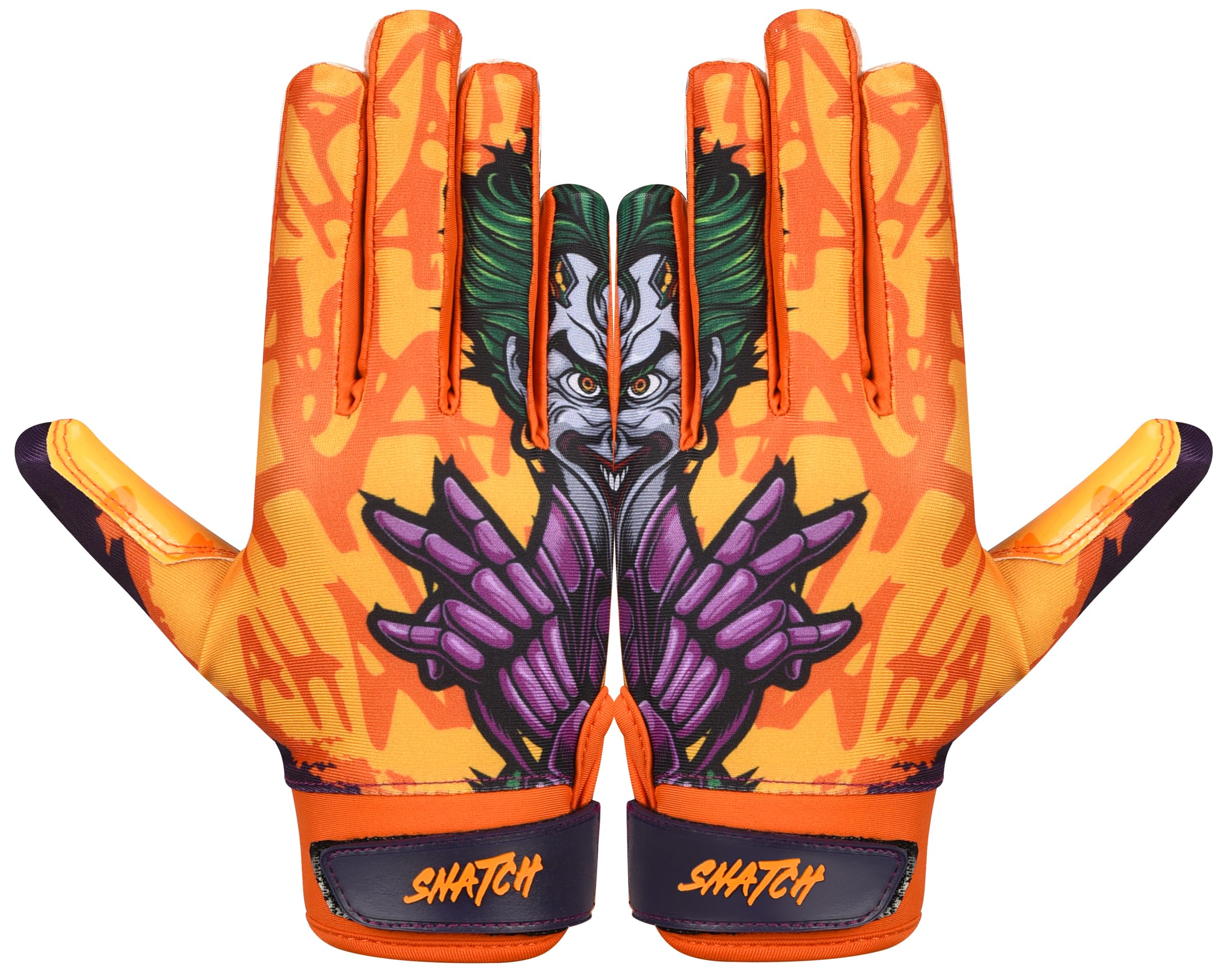 Amazon.com : SNATCH Football Gloves, Youth Football Gloves Tacky ...