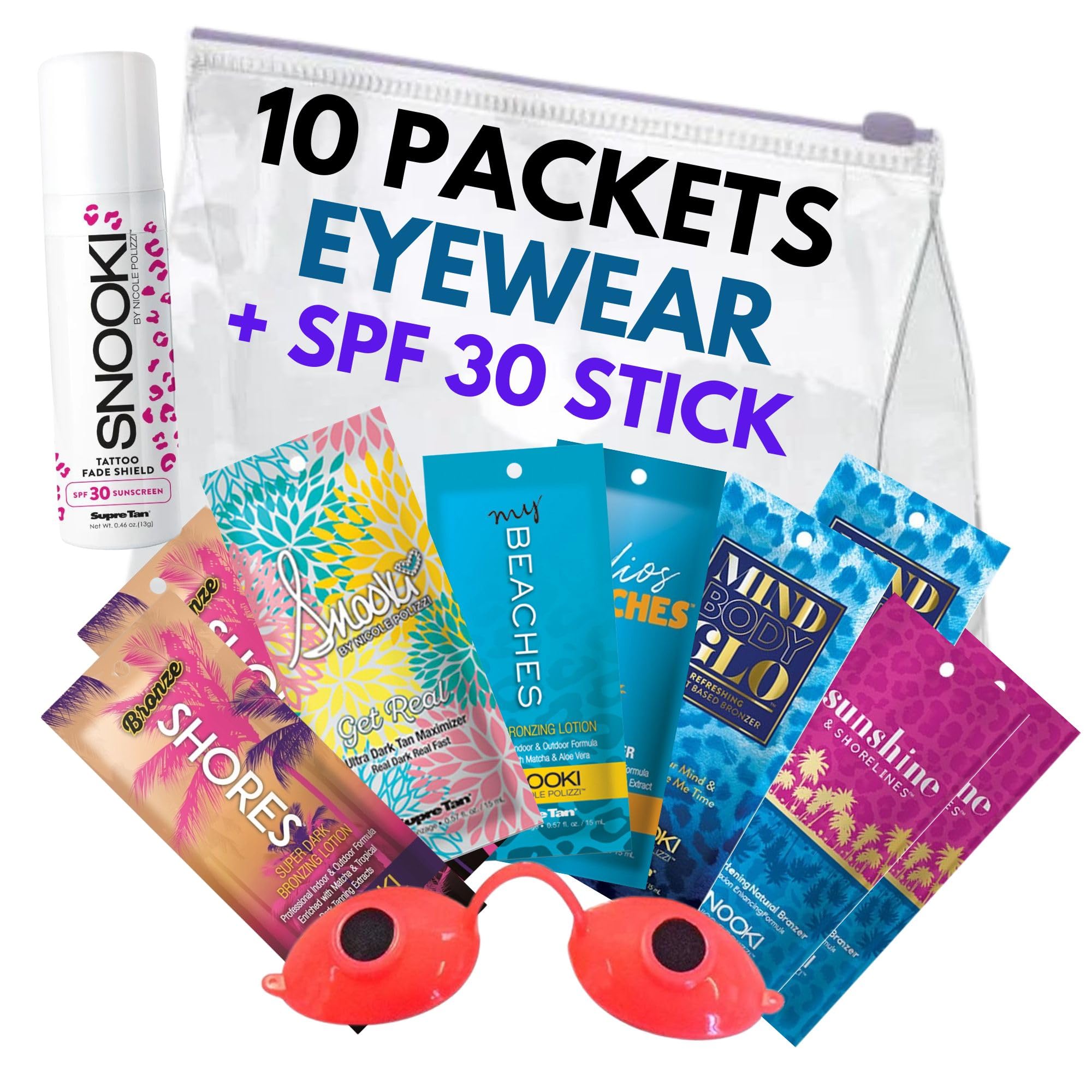 Amazon.com : Assorted Tanning Bed Lotion (10 Packets), SPF 30 Face ...