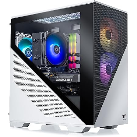 Amazon.com: Thermaltake Graphite 360 Gaming PC (AMD Ryzen 5 5600X, RTX ...